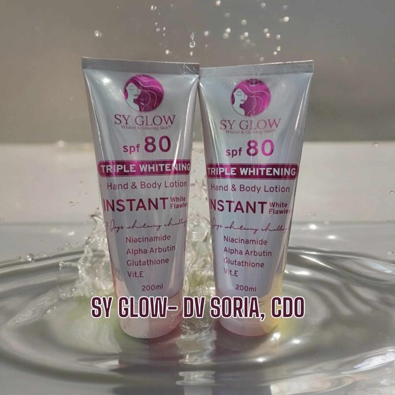 2 PCS SY GLOW Instant Whitening Lotion Body Care - TikTok Shop Philippines
