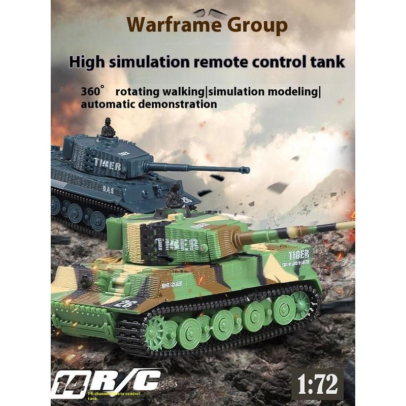 Mini Remote Control Tank Crawler Military Armored Vehicle 2.4G - TikTok ...