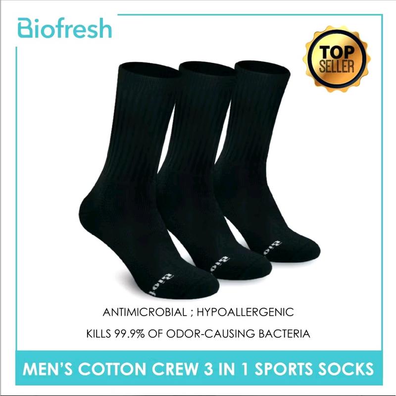 Biofresh Men's Antimicrobial Thick Combat Sports Socks 3 pairs - TikTok ...