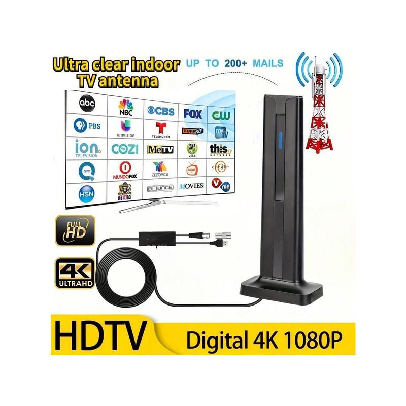 Indoor Digital Smart TV Antenna Magnetic Base, Portable High-Definition ...