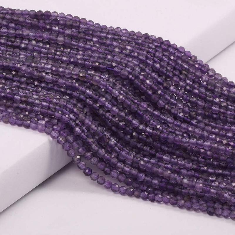 Manik Amethyst, Manik Bulat 2mm, Batu Longgar, 165 PCS, Sesuai - TikTok ...