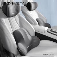 Jual Bantal Mobil Mewah Sandaran Leher Punggung Big Memory Foam Kulit ...