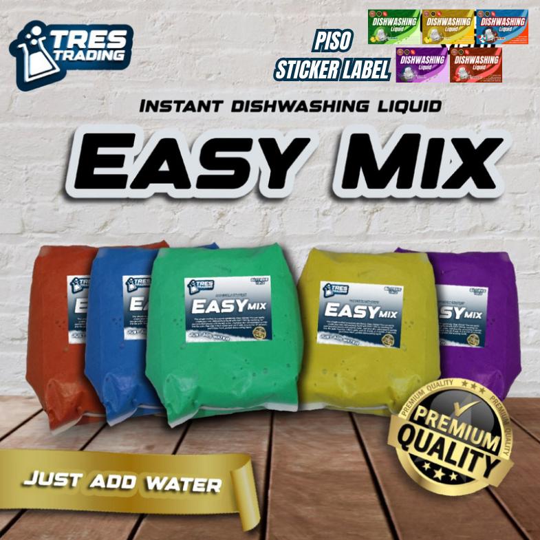 (EASYMIX) DIY DISHWASHING LIQUID 3LITERS & 6Liters Yield Household ...