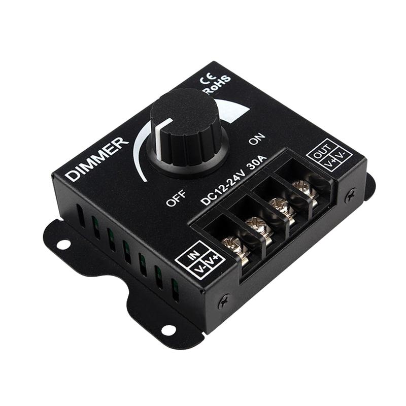 12-24V 30A LED Light Dimmer Stepless Dimming PWM Dimmer Switch - TikTok ...