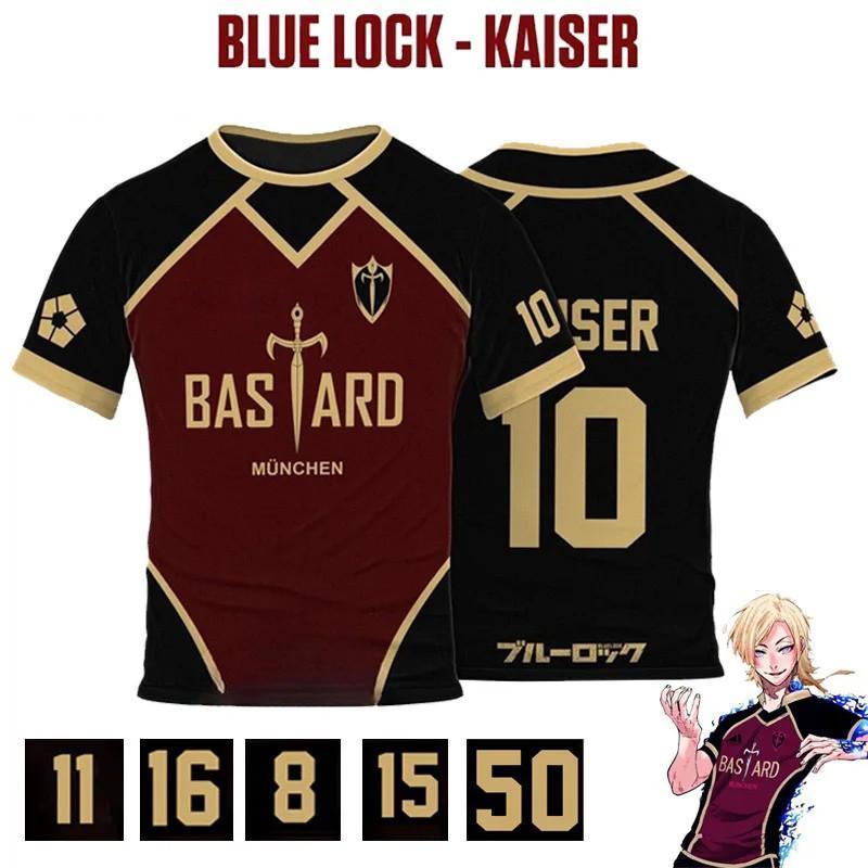 Jersi Futsal Cosplay, Motif Bola Sepak VL Replika, Baju-T Lelaki ...
