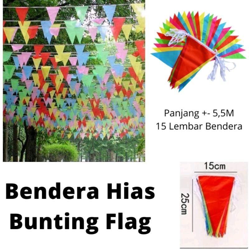 Bendera Hias Festival Segitiga 5,5Meter - Harga 1set isi 15 - Shop ...