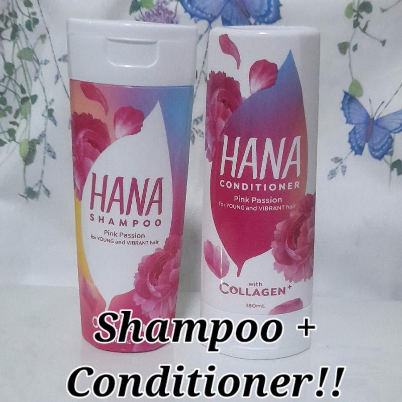 Hana Shampoo 200ml plus Conditioner 180ml combination! Pink - TikTok ...