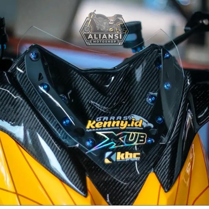 Jual Windshield Xmax 250cc 300cc Sporty Eropa visor xmax new old model ...