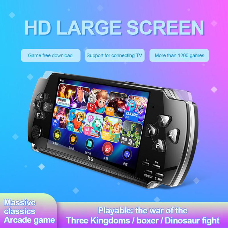 Konsol X6, 4.3 ", Konsol Permainan X6 PSP Pegang Tangan 8GB, - TikTok ...