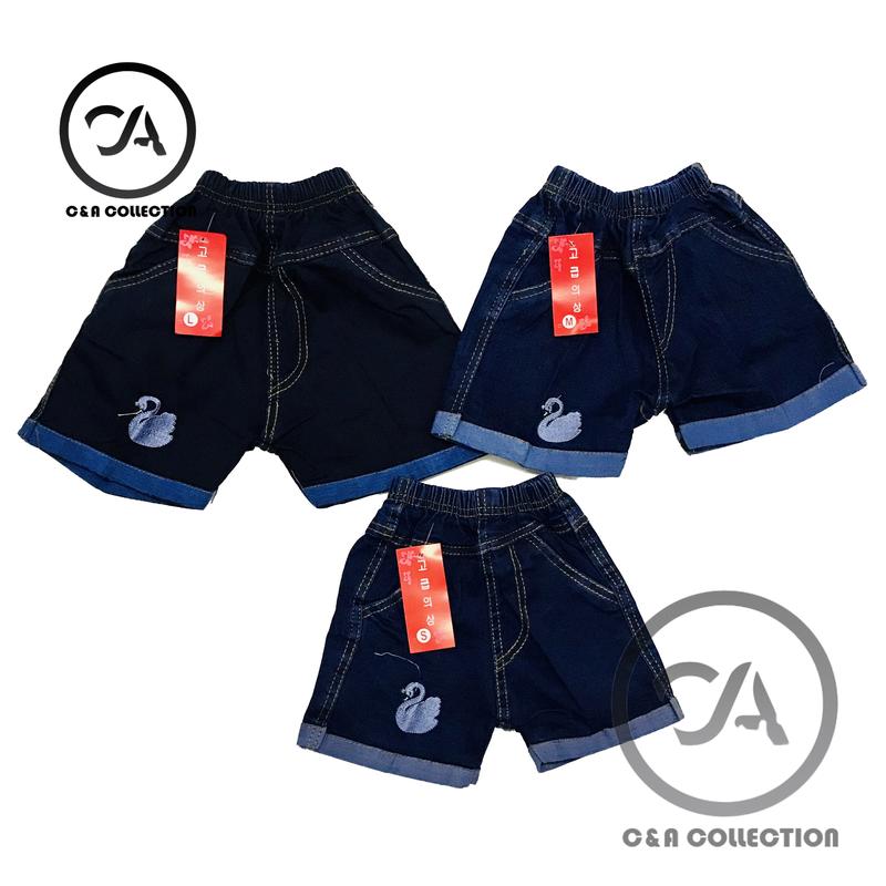LOWEST PRICE! Kids Girls Maong Short garterized W/POCKETS RANDOM ...