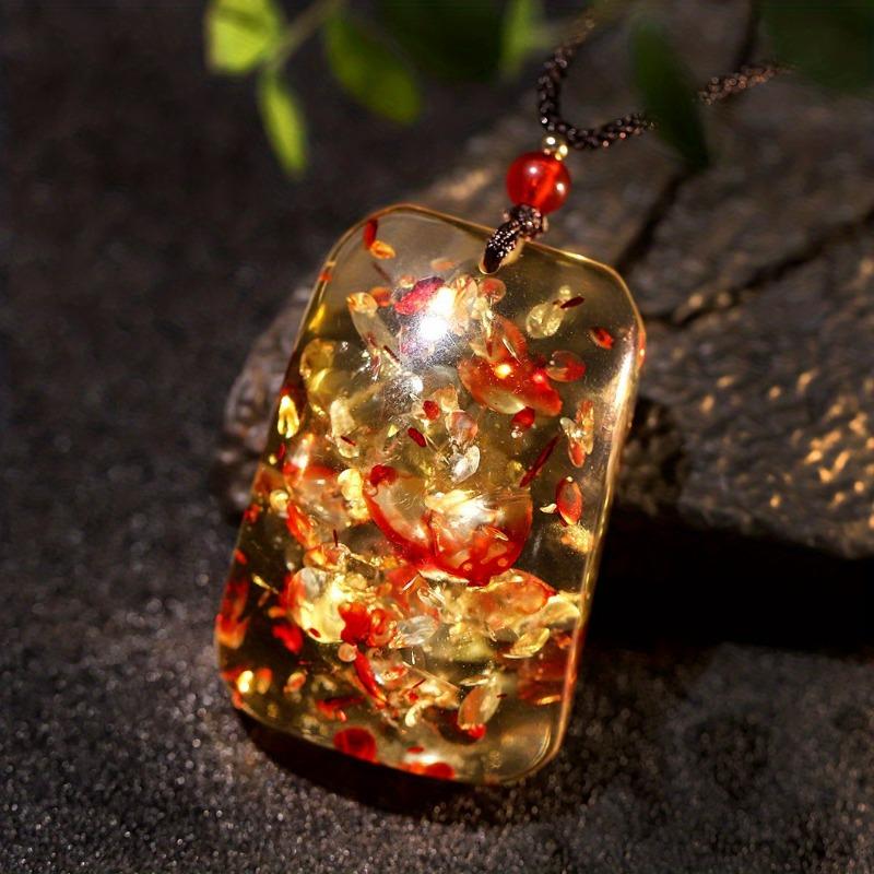 Amber Peace Pendant, Fashion Gift Accessories/Sweater Chains - TikTok ...