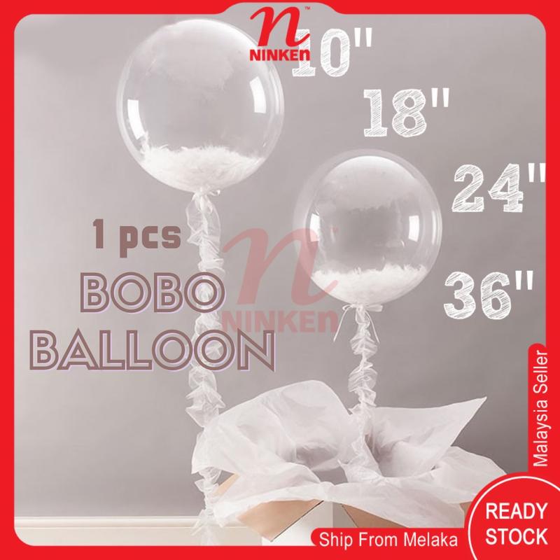Normal / Stretched Bobo Balloon 10, 12, 18, 20, 24, 36 Inch Clear ...