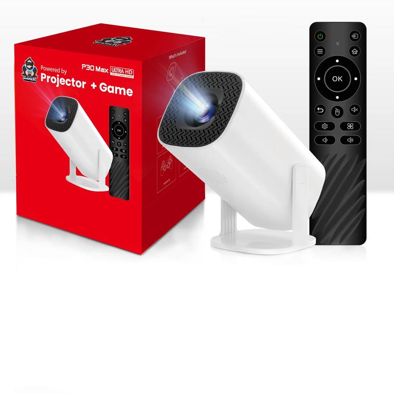 Portable 3D Game Projector, Android 11 WiFi 6 BT5.0 Home Theater ...