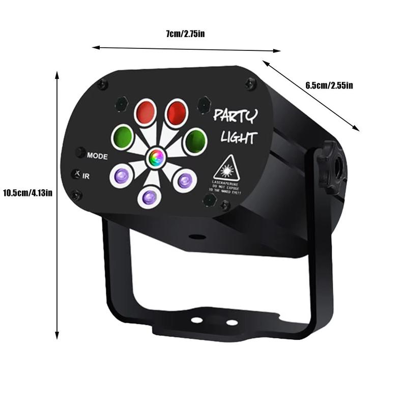 RGB DJ Disco Light Projector: 240 Patterns Strobe Light for Parties - TikTok Shop Singapore