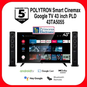 tv Polytron 43 inch smart android google tv pld-43ag - Shop | Tokopedia