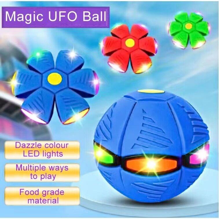 Ready Stock Deformed Magic Flying Saucer Ball UFO Flat Throw - TikTok ...