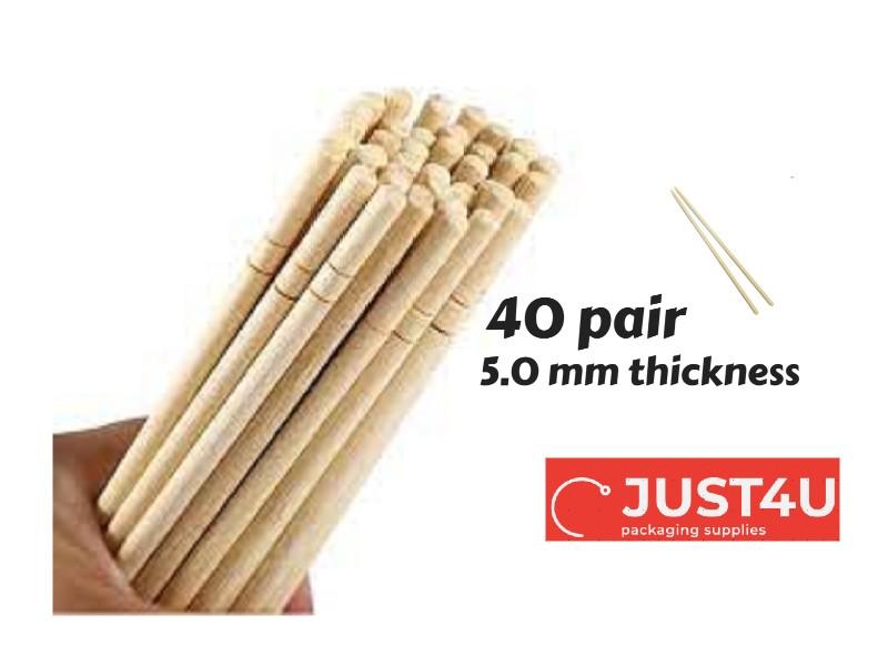 [40 pasang] Penyepit Buluh Pakai Buang 200mm x 4.5mm Kualiti - TikTok ...