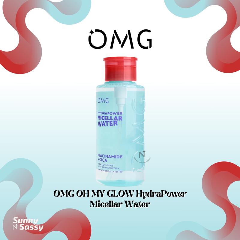OMG OH MY GLOW HydraPower Micellar Water 65 Ml & 300 Ml with Niacinmide ...