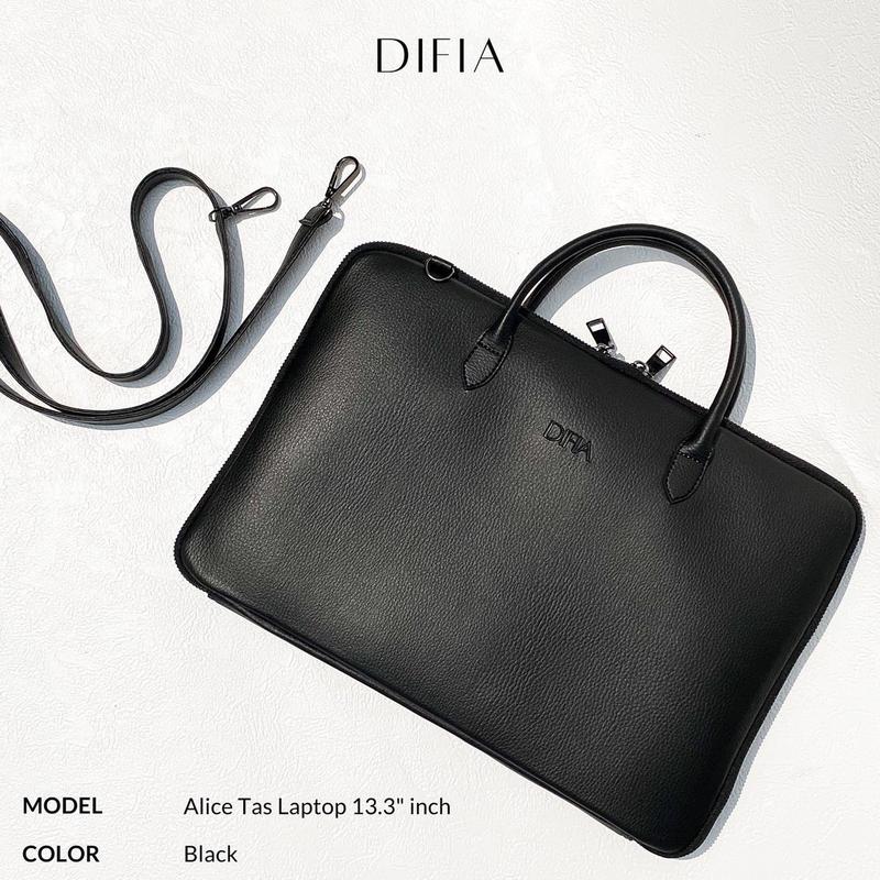 Tas Laptop Hitam 13 inch - 15inch Tas Macbook Tas Notebook Kulit - Shop ...