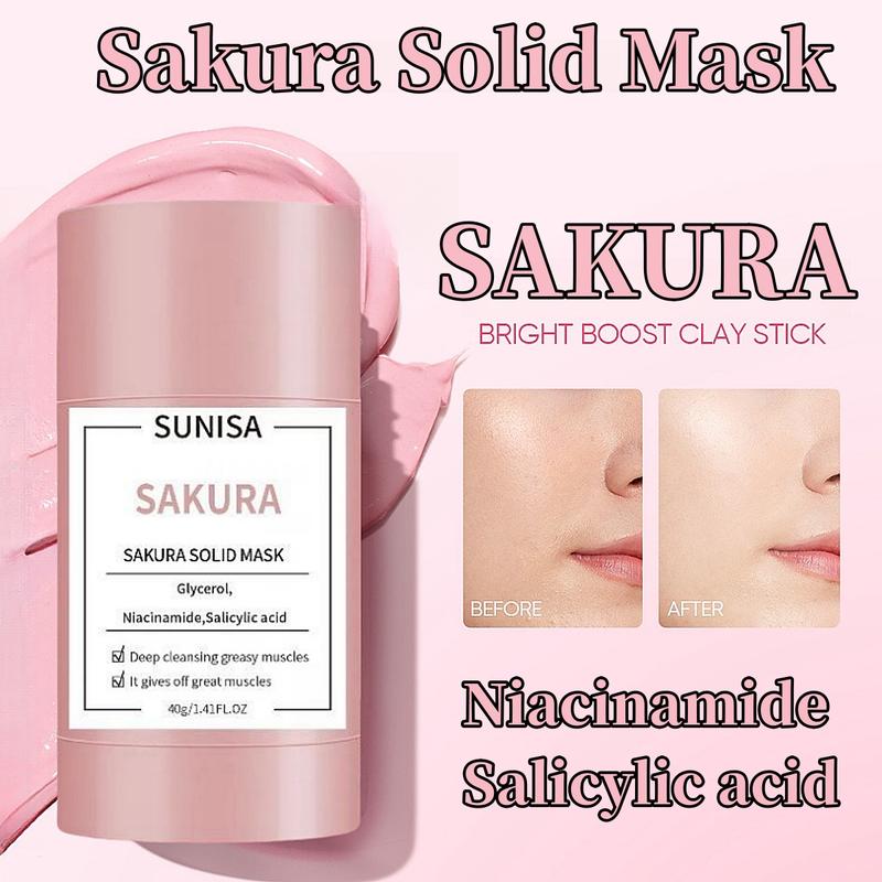 SUNISA Whitening Clay Mask Stick 40g Whitening Skin Care Blackhead ...