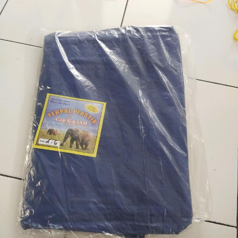 terpal a3 biru silver 4x6 - Shop | Tokopedia