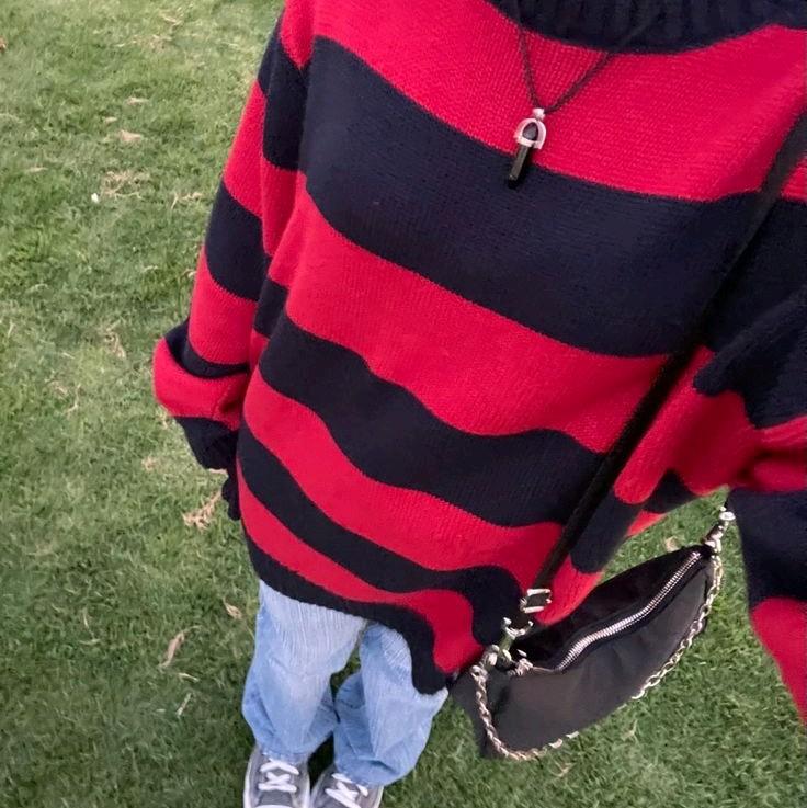 tate red knit//swetear rajut - Shop | Tokopedia