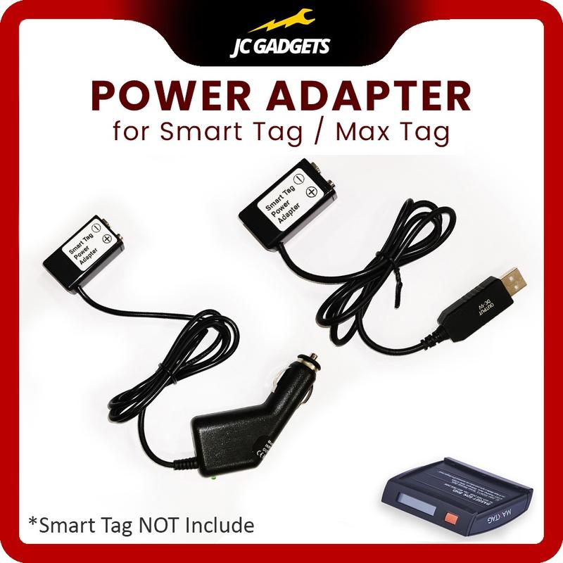 Power Adapter for Smart Tag / MAX Tag Car Charger Battery Eliminator ...