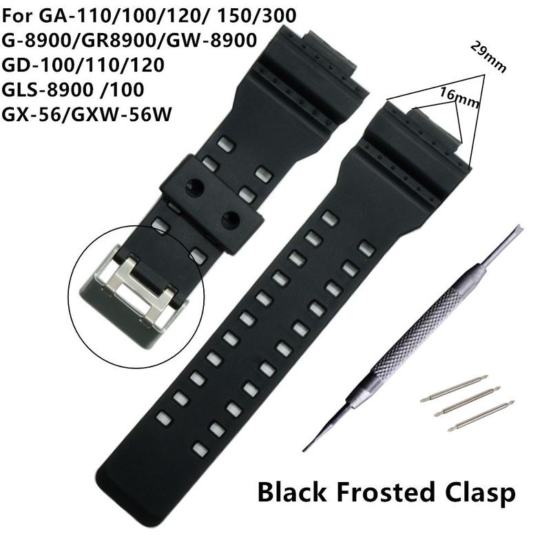Tali getah silikon 16mm untuk jam tangan Casio G Shock ga110 - TikTok ...