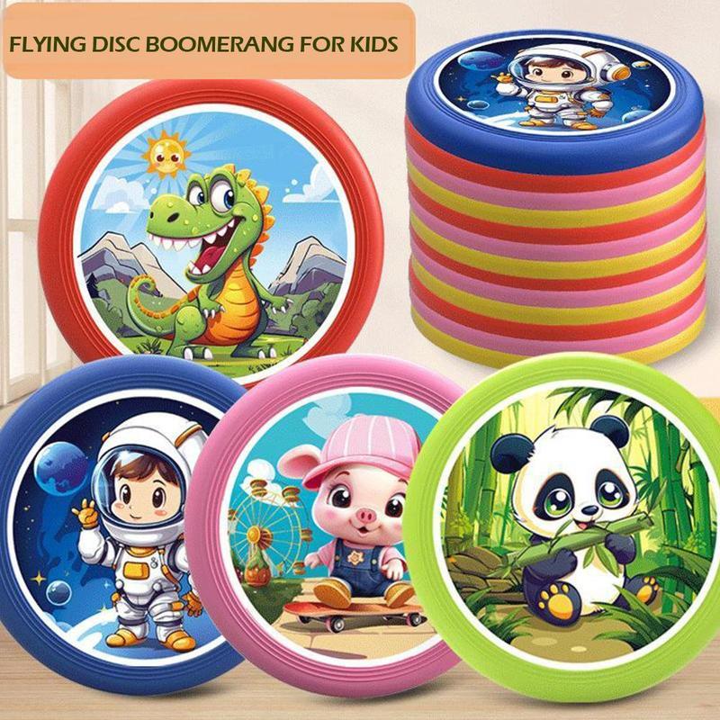 Cartoon Flying Disc Soft Frisbee For Kids Plastic Flying Dis - TikTok ...