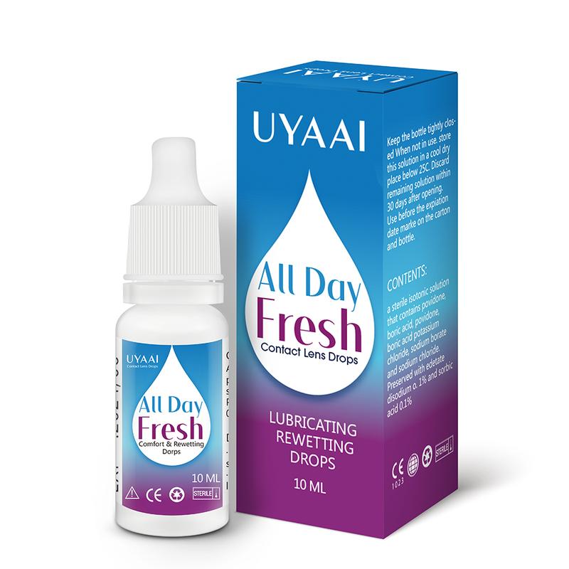 UYAAI Relax Massage Care Eye Drops for Contact Lens, 10ml Eyedrops ...