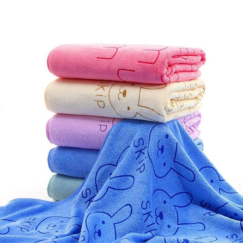 Cartoon print Baby Towel Cute Superfine Fiber Kid Bath Towels Children ...