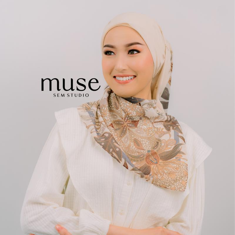 Muse Mahalina COTTON Voile Bawal Square Rectangle Shawl Scar - TikTok ...