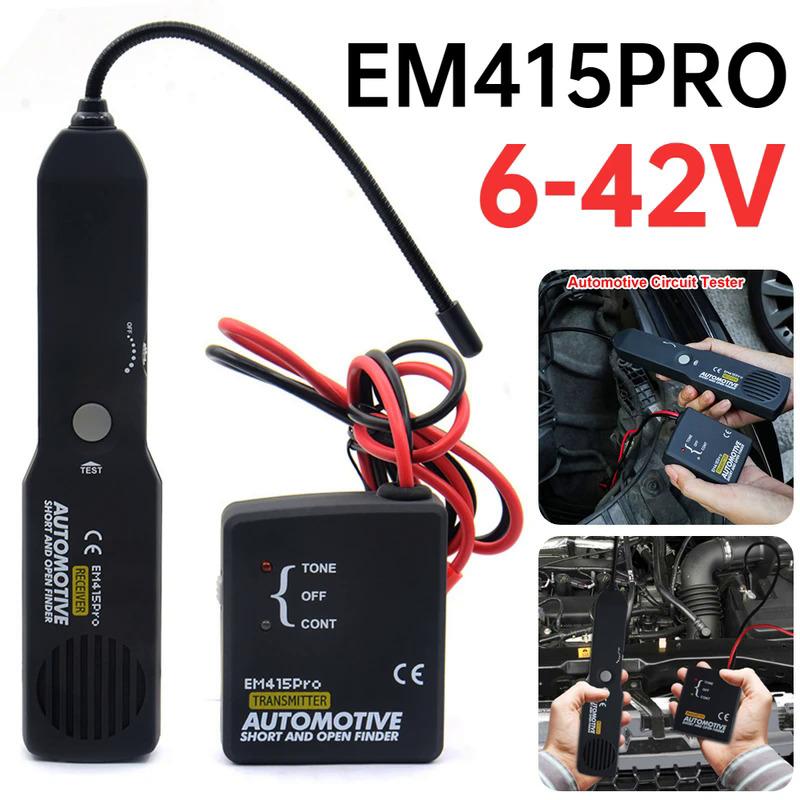 Pengesan Litar Litar Pendek Wayar Kereta, Em415pro, Penguji Kabel ...