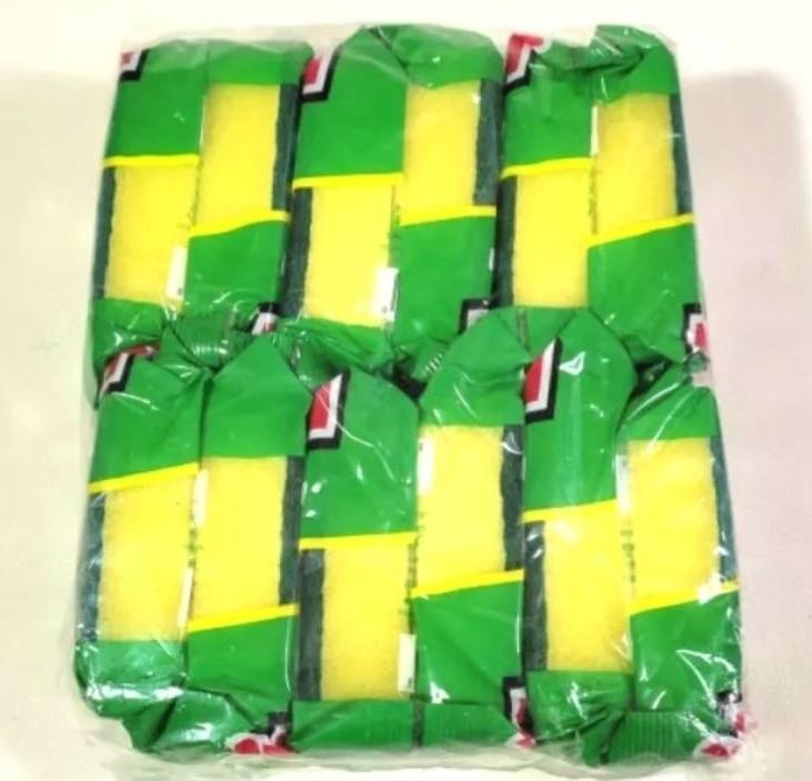 (1 lusin /12 pcs) Sabut Spon Cuci Piring Halus Kasar SUSEMI murah ...