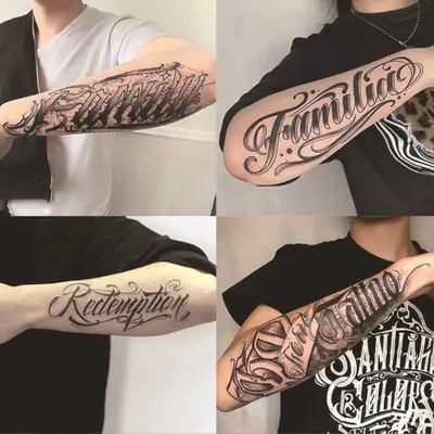 Tipos Letras Tattoos