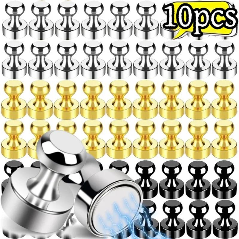 10/5Pcs Mini Metal Magnetic Push Pins Multi Functional Magnetic Home ...