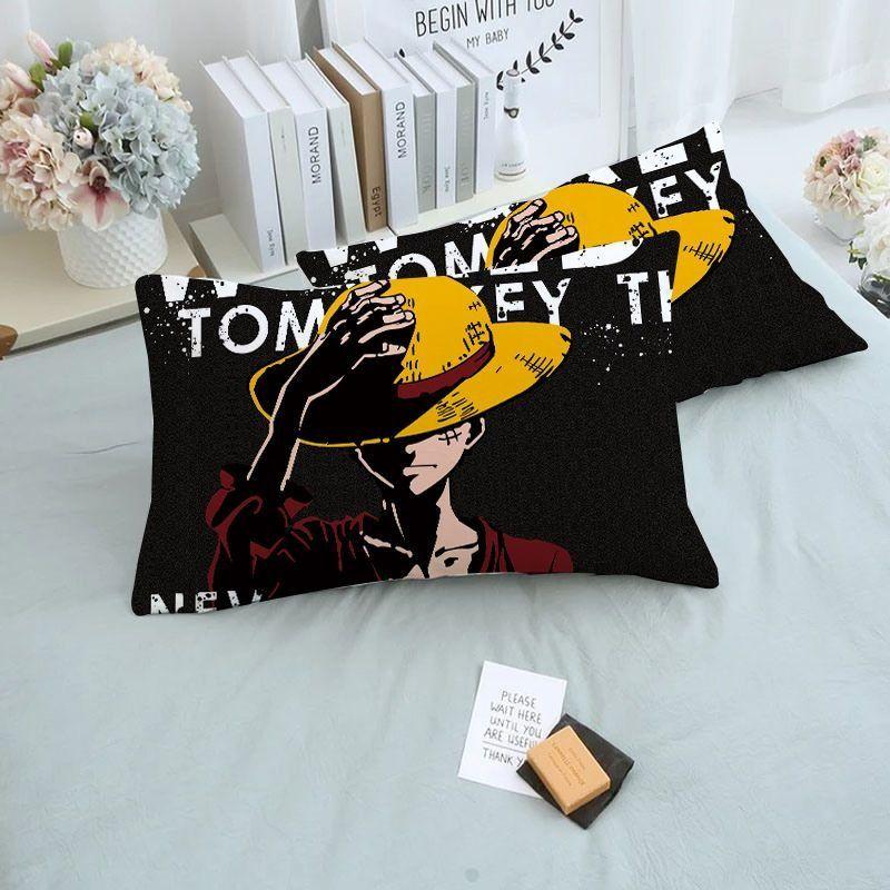 Sarung Bantal Anime One Piece, Produk Tunggal, Boleh Disesuaikan ...