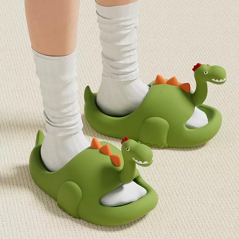 Selipar Dinosaur, Ayuer, Untuk Wanita, Musim Panas, Rekaan Kartun ...
