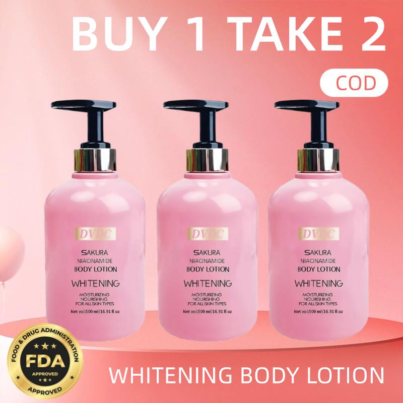 【Cash on delivery】 【BUY 1 TAKE 2】 500ml Niacinamide Body Lotion ...