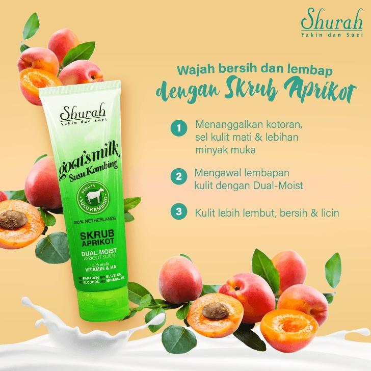 SHURAH Aprikot Scrub 100g ( Susu Kambing ) - TikTok Shop Malaysia