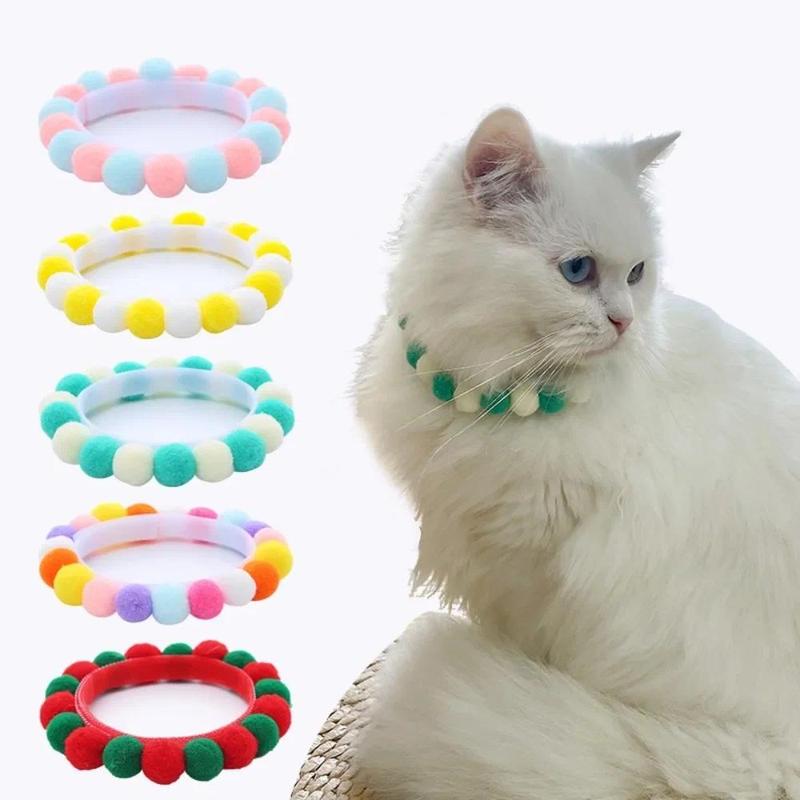 Plush Fruit Cat Collar Adjustable Multicolor Pet Collars Cat - TikTok ...