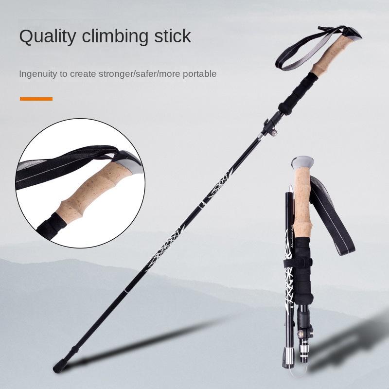 Alpenstock Neutral Lightweight Retractable Folding Hiking Walking ...