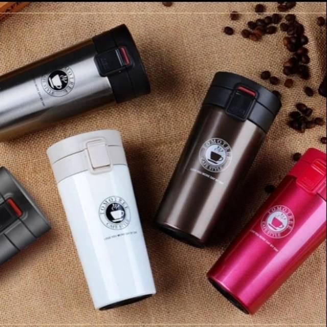 TERMOS KOPI/ MUG COFFEE TAHAN AIR PANAS &COFFEE CUP STAINLESS 380ML ...