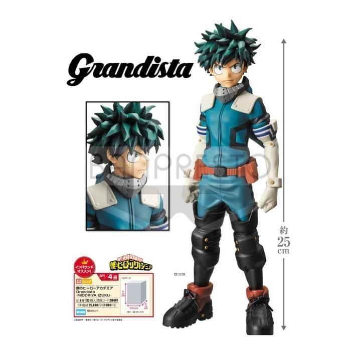 Jual ORIGINAL Grandista Izuku Midoriya My Hero Academia - NEW BANDAI ...