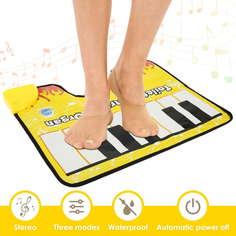 Toilet Piano Mat Funny Toe Tapping Toilet Piano Floor Mat Waterproof ...