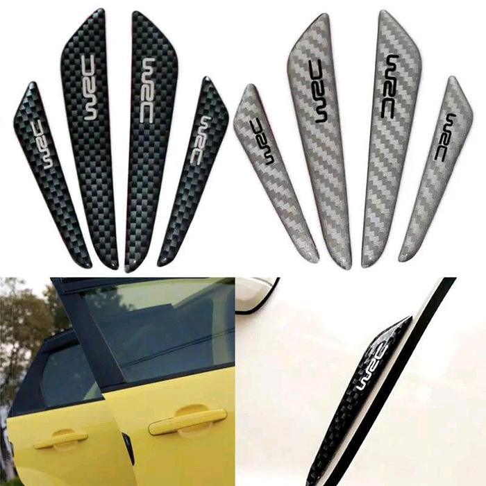 Jual Carbon Body Door Guard Stiker 4Pcs Anti Gores untuk Mobil Car ...