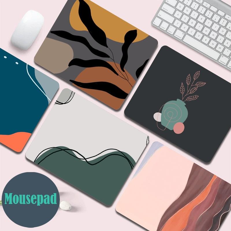 Mousepad Gaming Deskmat 21*26 CM Morandi Series Motif Slip Resistant ...