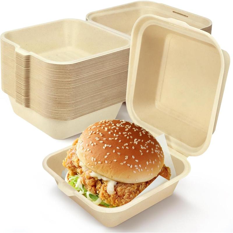 50 count 6'' Bento Cake Boxes with 50 Sheets 6'' Greaseproof - TikTok Shop