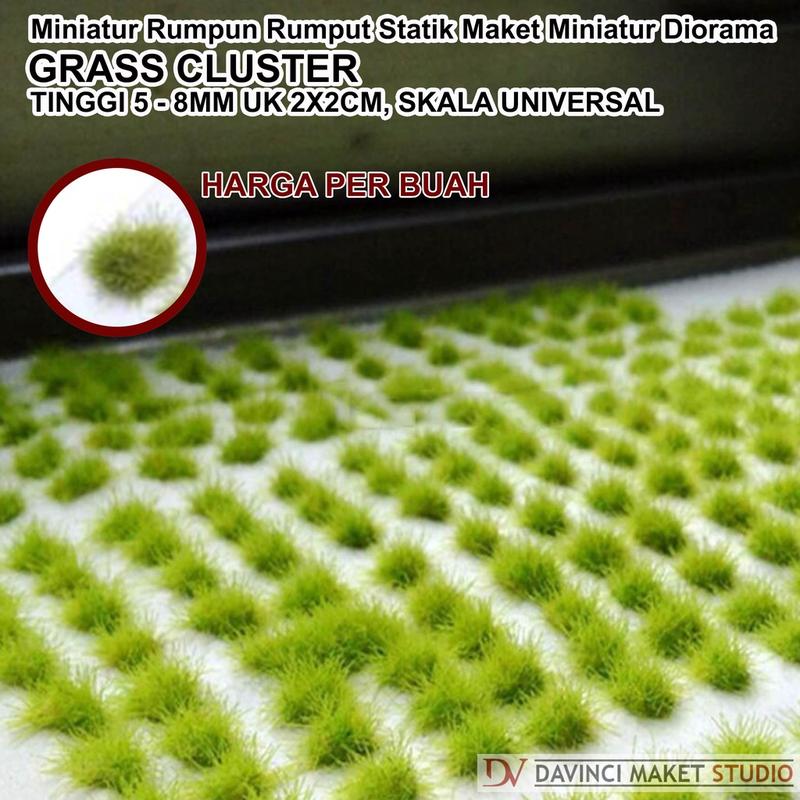 Miniatur Tanaman Rumpun Rumput Statik Semak Maket Diorama - Static ...