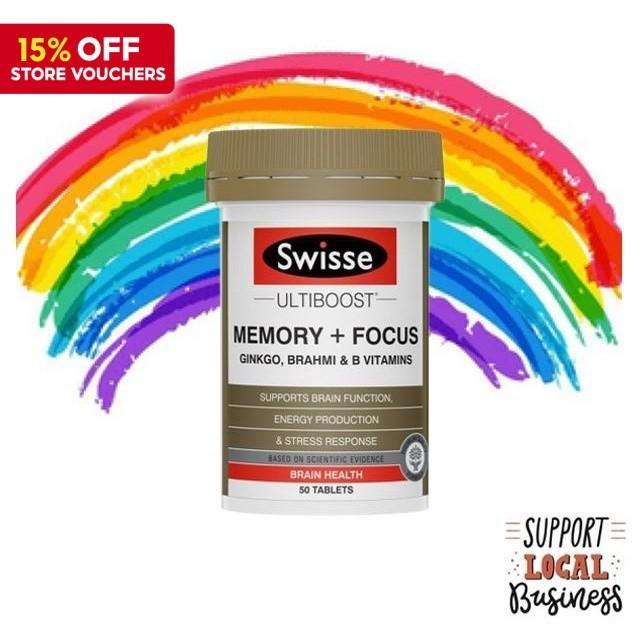 [Crazy Sale] Swisse Memory + Focus 50 Tablets - TikTok Shop Singapore